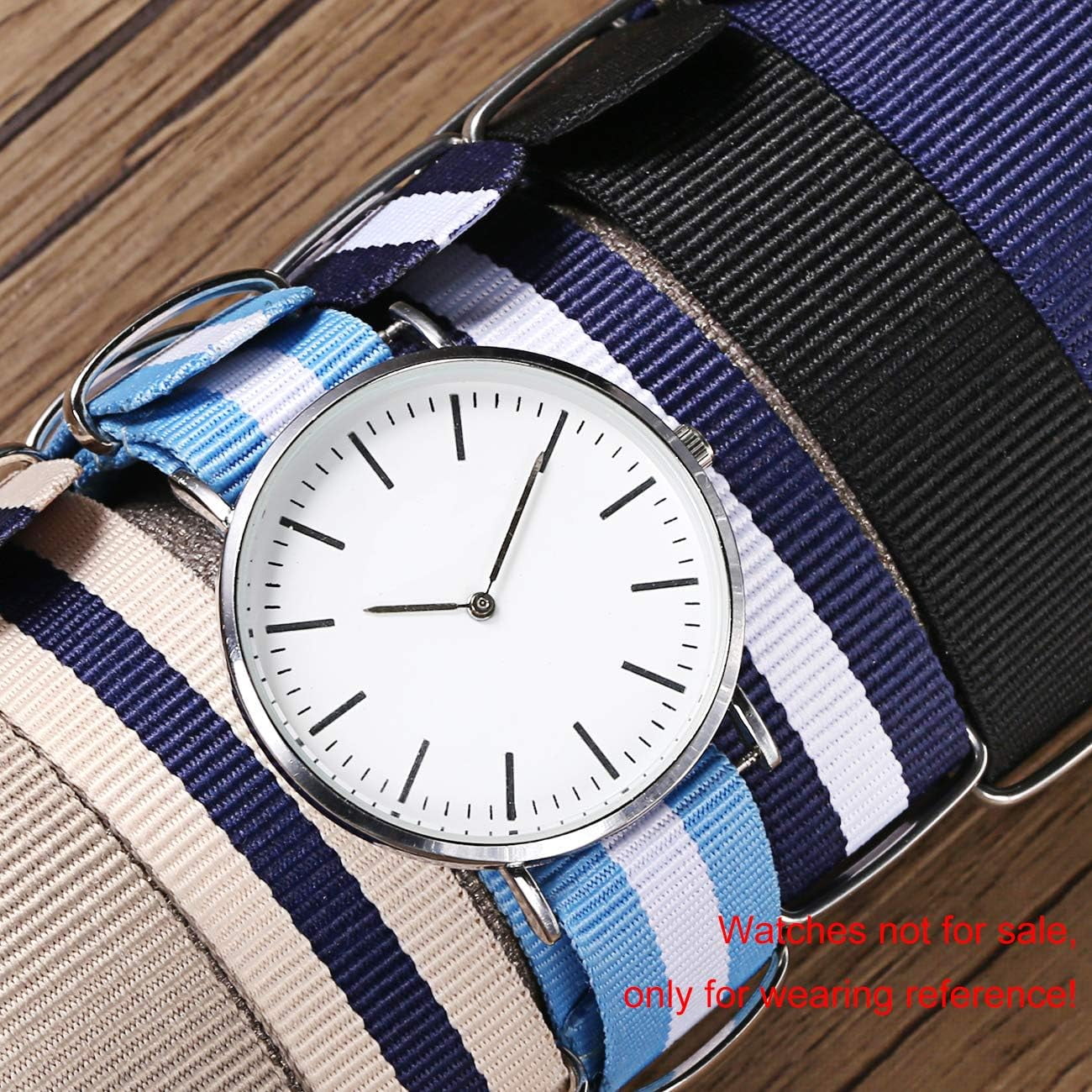 Military Nylon Strap 6 Packs 18mm 20mm 22mm Watch Band Nylon ...