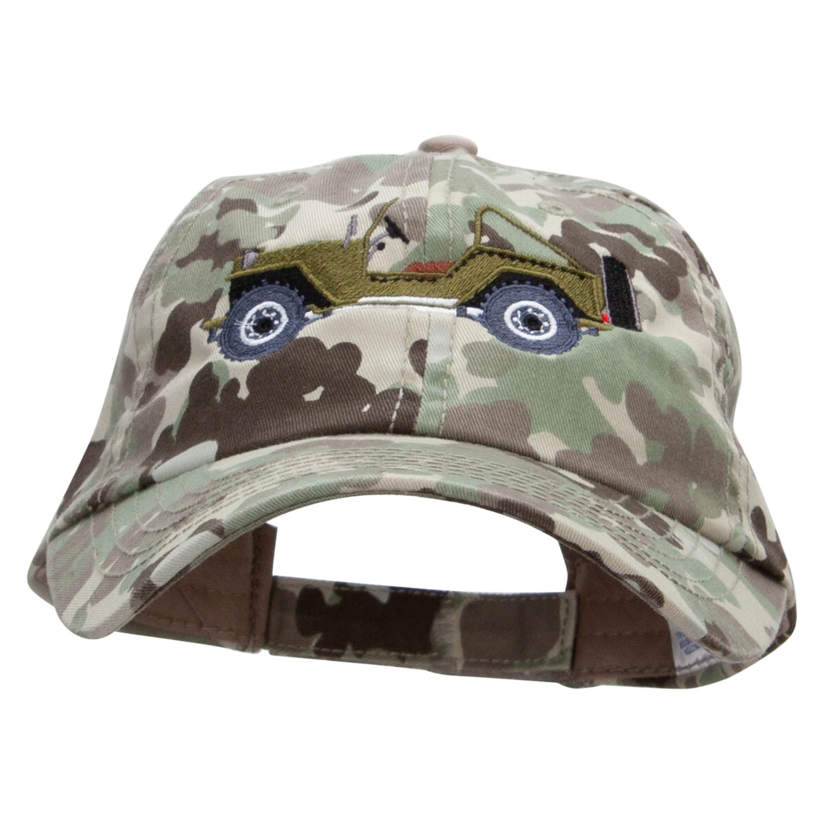 Military Offroad Embroidered Enzyme Washed Camo Cap - Totalterr OSFM ...