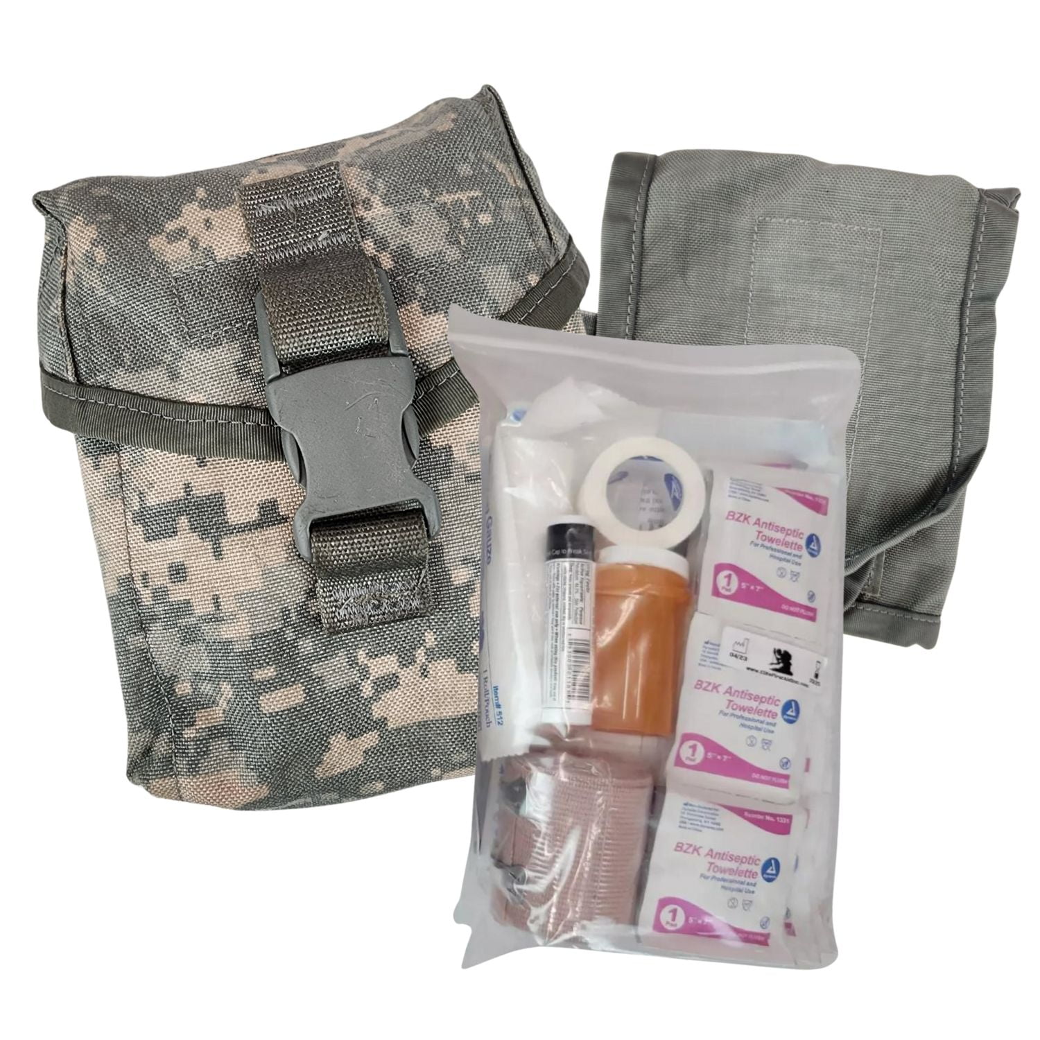 Military Outdoor Clothing Previously Issued ACU MOLLE First Aid Kit ...