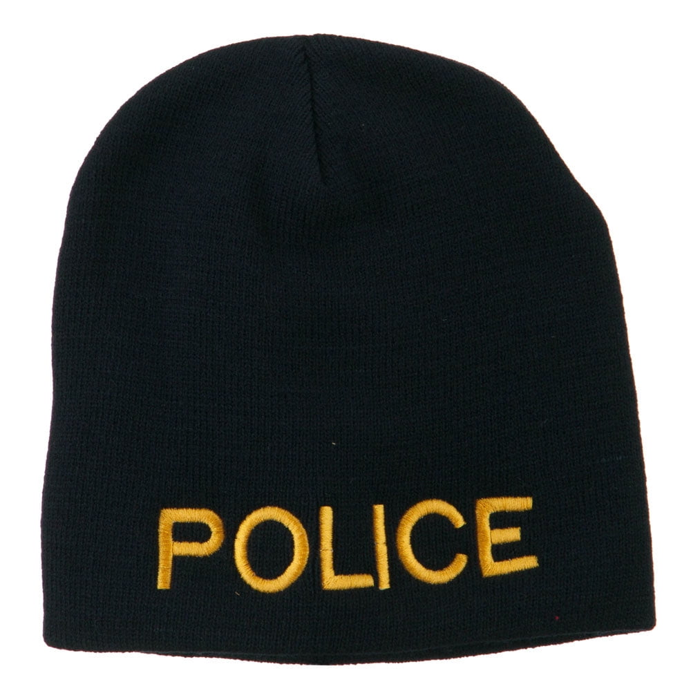 Military Police Embroidered Short Beanie - Navy OSFM - Walmart.com