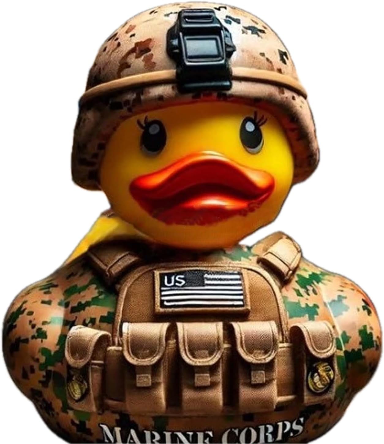 Military Rubber Ducks, Armed Mini Resin Ducks for Jeeps Ducking ...