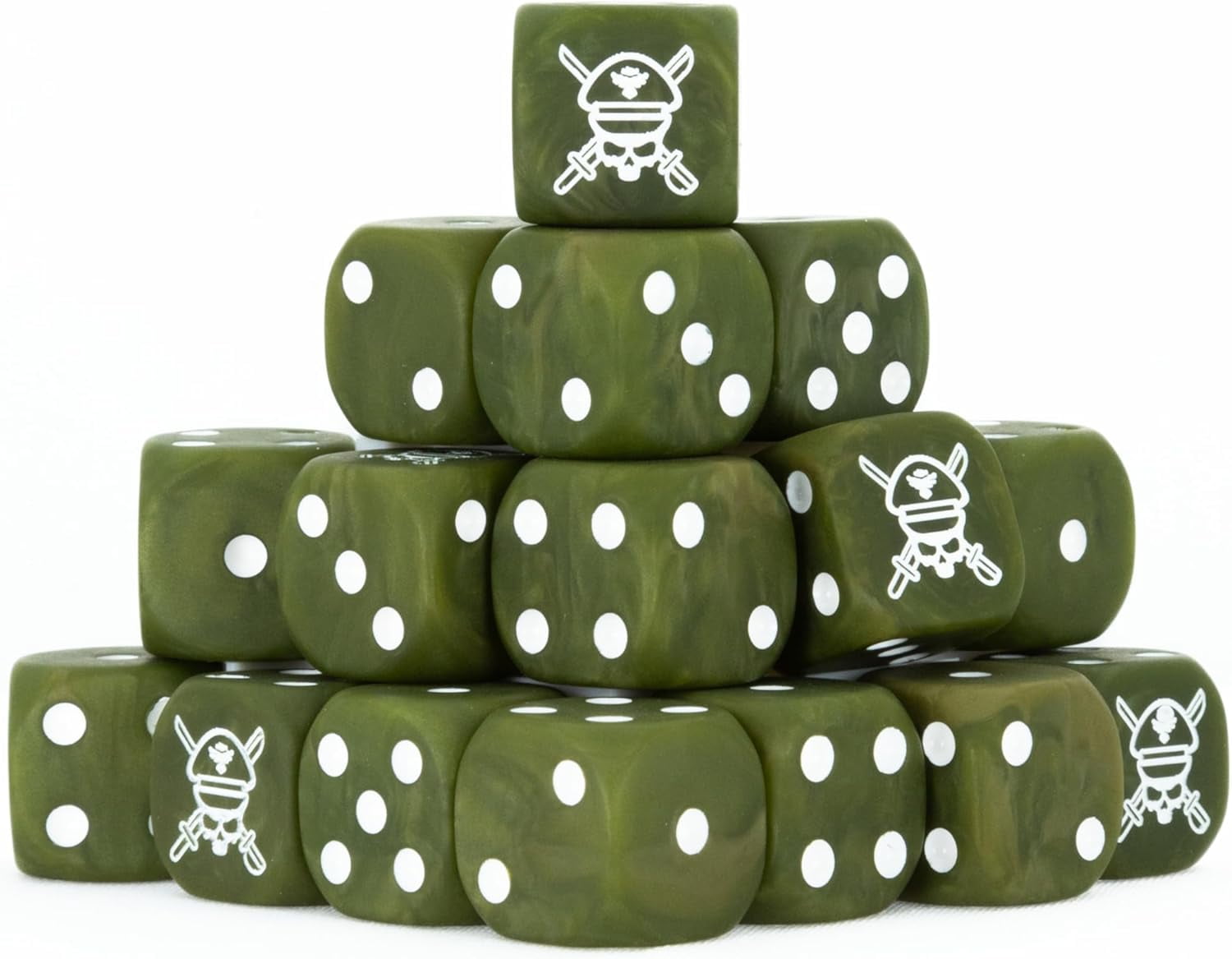 Military Sergeant Resin Dice (25-Pack) Wargaming Dice for Sci-Fi ...