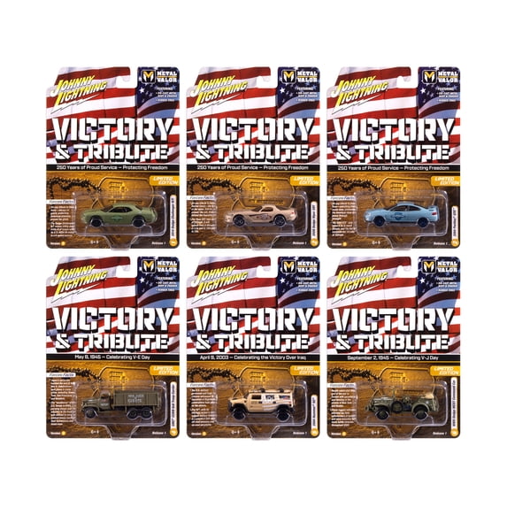 "Military" Set B of 6 pieces 2025 Release 1 Limited Edition 1/64 ...