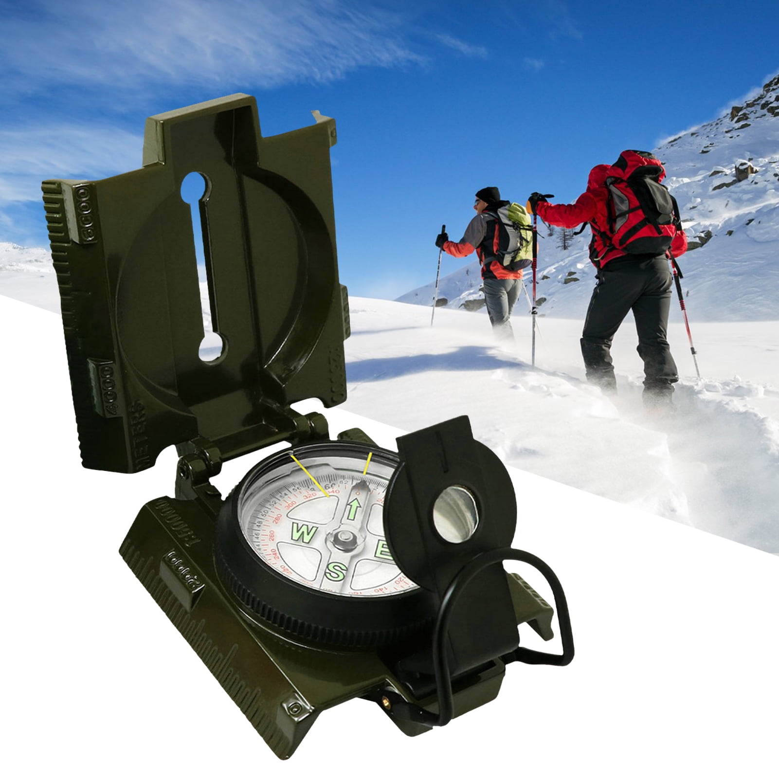 Military Sighting Compass, Compass Survival Tactical Compass ...