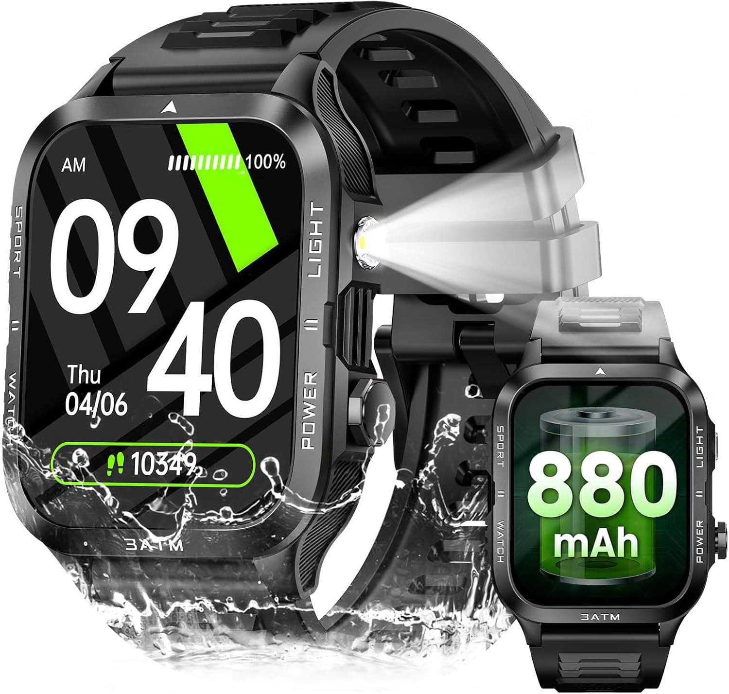 Military Smart Watches for Men (Answer/Make Calls) with Powerful ...