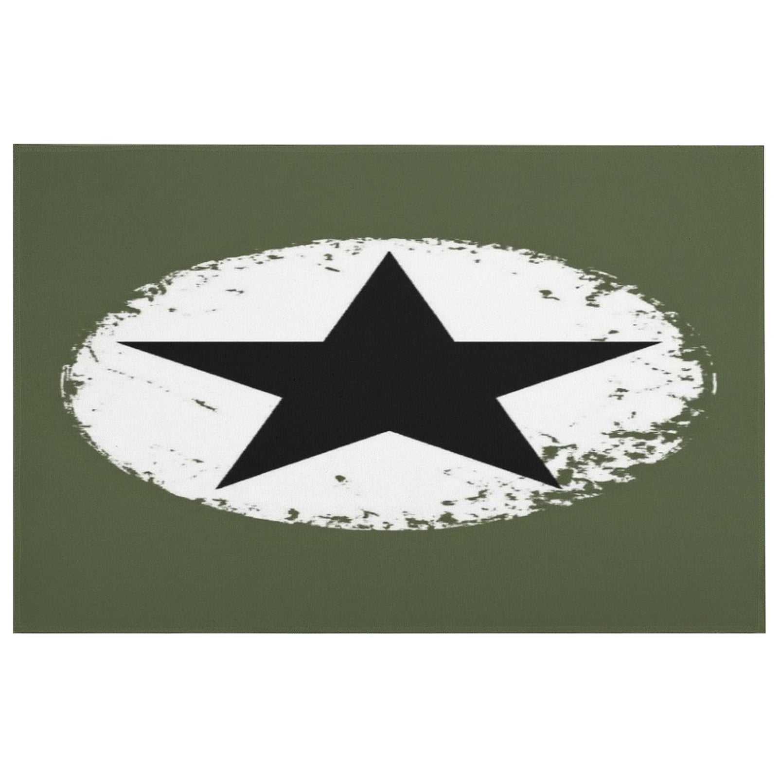 Military Star Emblem Adult Home Decor Bedroom Living Room Crystal ...