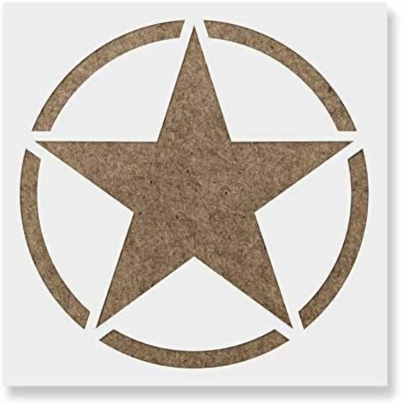 Military Star Stencil - Large Us Army Stencil - Walmart.com