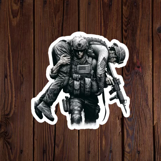 Military Sticker Soldier Hero Army Veteran Memorial Flag Sticker Phone ...