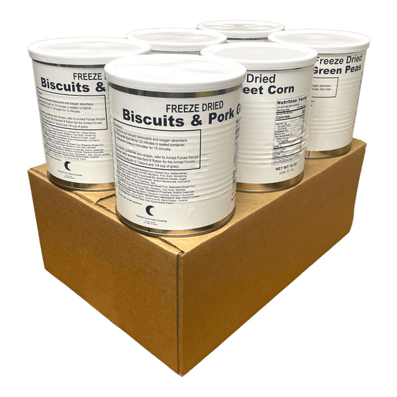 Military Surplus Freeze Dried Food | Emergency Kits | 6 Pack (2 ...