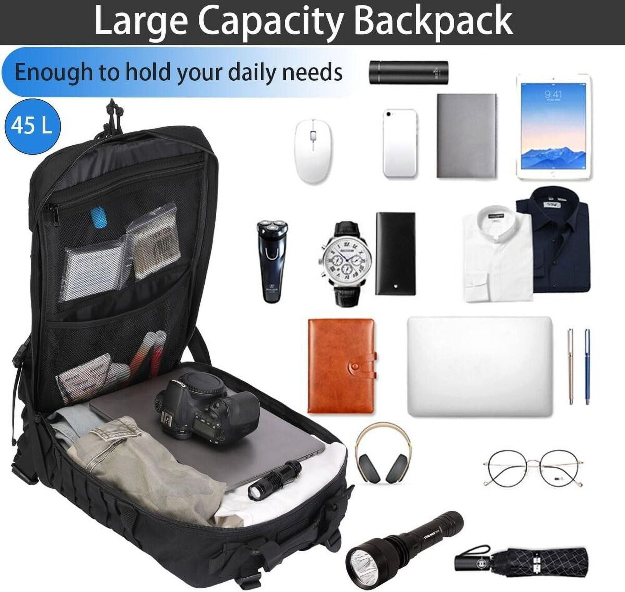 Military Tactical Assault Pack Large Backpack Army Molle Bug Out Bag ...