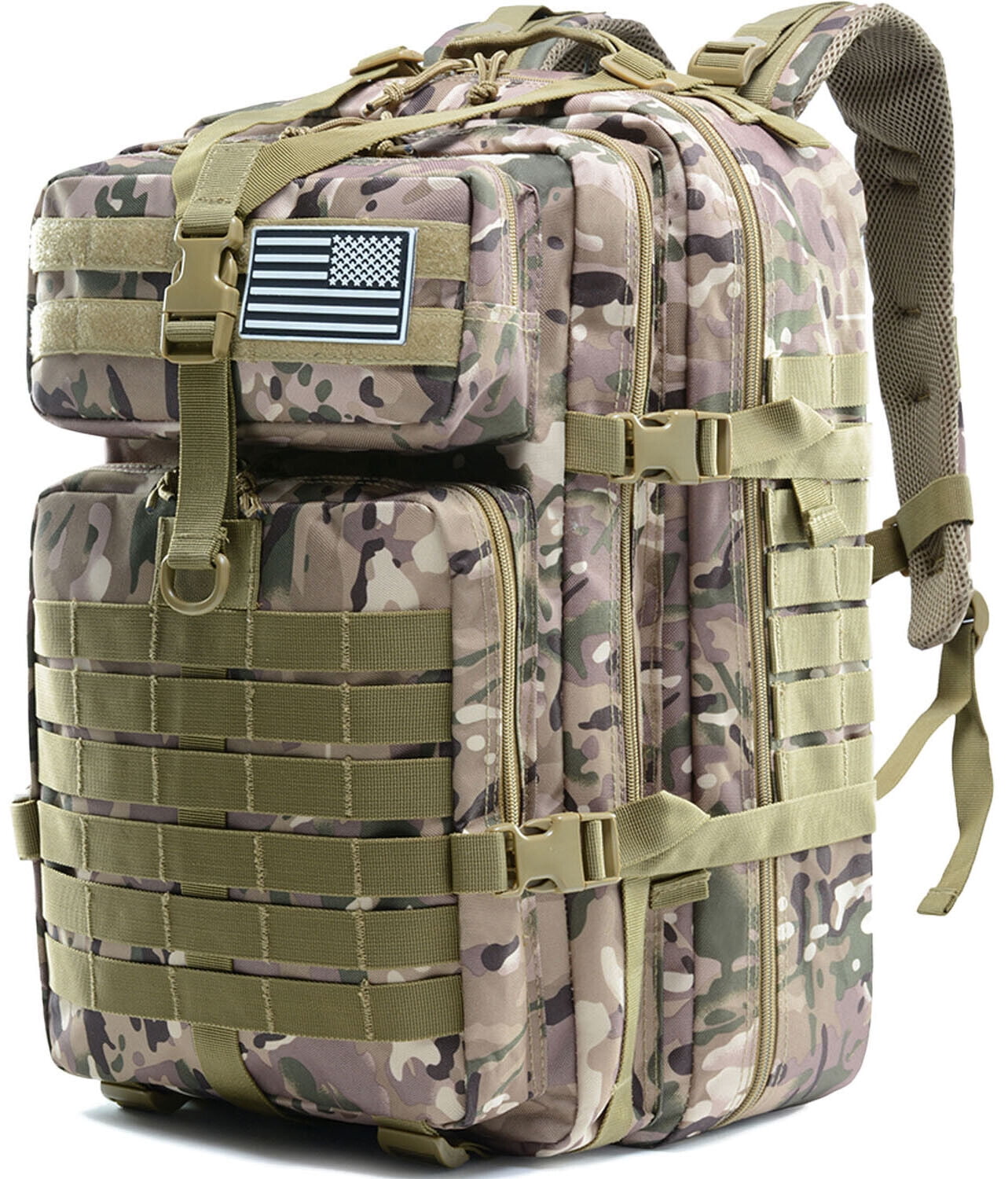 Military Tactical Backpack 45L Large Army 3 Day Assault Pack Bugout Bag ...