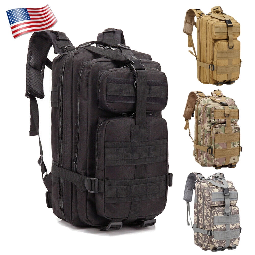 Military Tactical Backpack Large Army 3 Day Assault Pack Camping Hiking ...