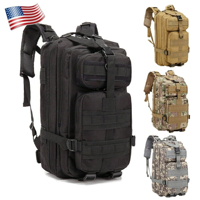 Military Tactical Backpack Large Army 3 Day Assault Pack Camping Hiking ...