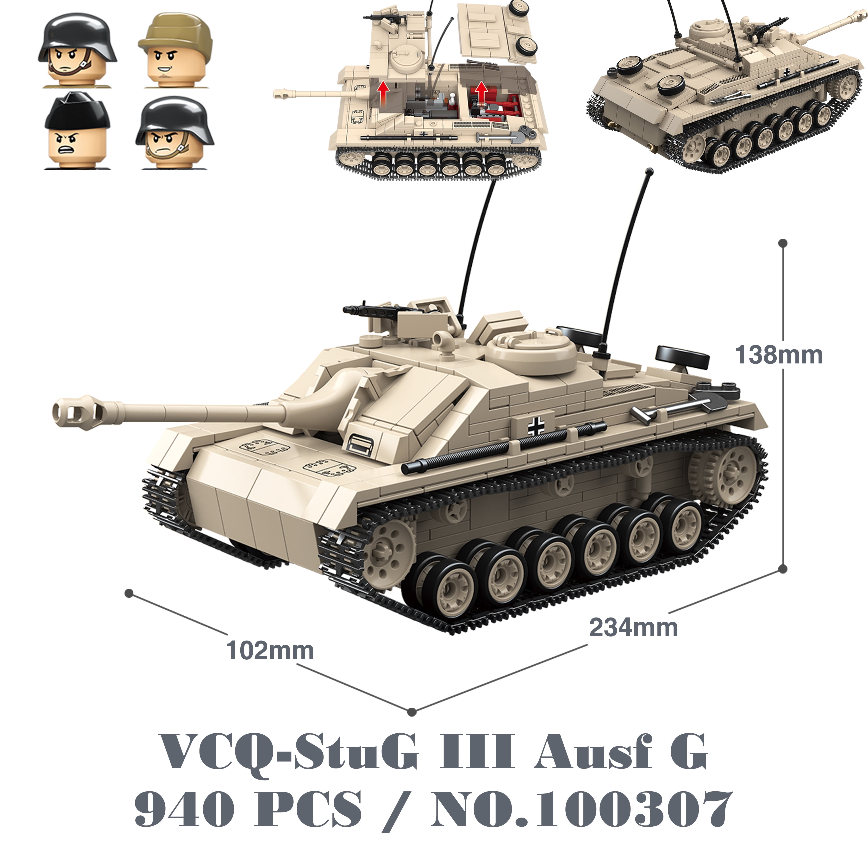 Military Tanks Stuart SdKfz251 PanzerVI Sherman US Army Quan Guan WW2 ...