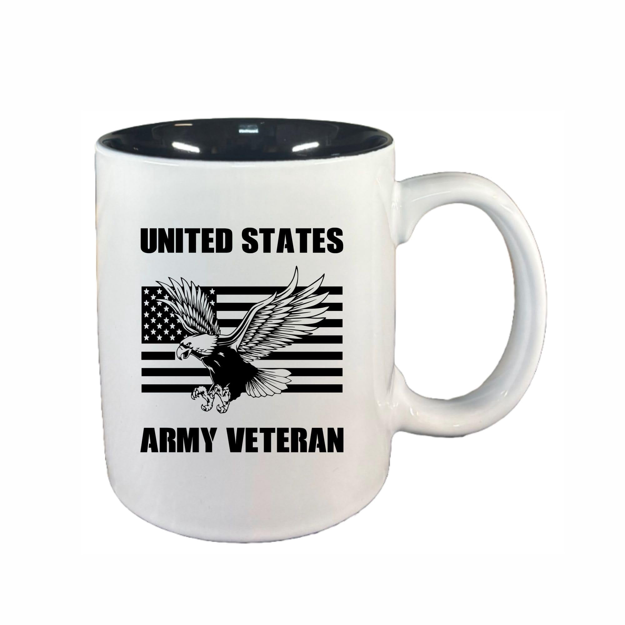 Military Themed Mugs, United States Army Veteran 11oz Ceramic Cup ...
