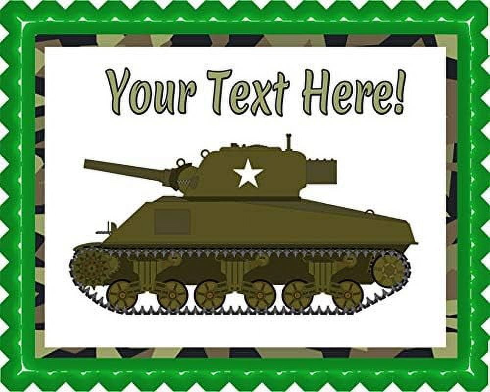 Military - Topper - 10" x 16" (1/2 sheet) rectangular - Walmart.com