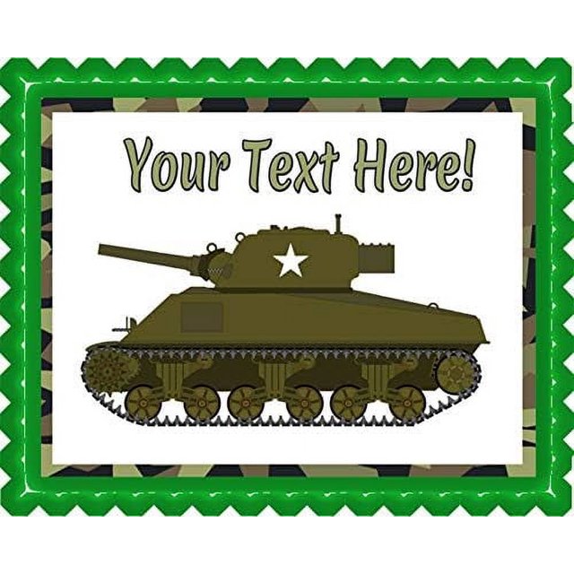 Military - Topper - 10" x 16" (1/2 sheet) rectangular - Walmart.com