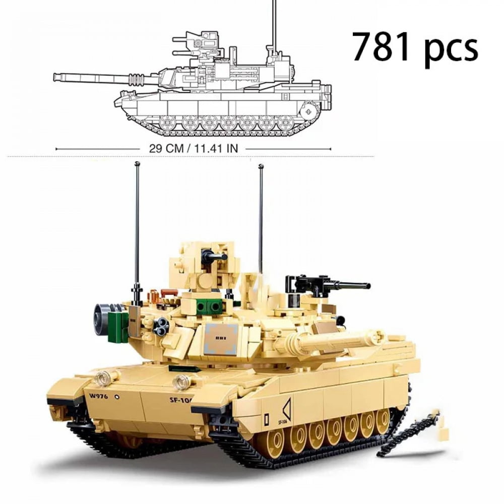 Military Vehicles Tank Sets SWAT Army City Police T34 Model Building ...