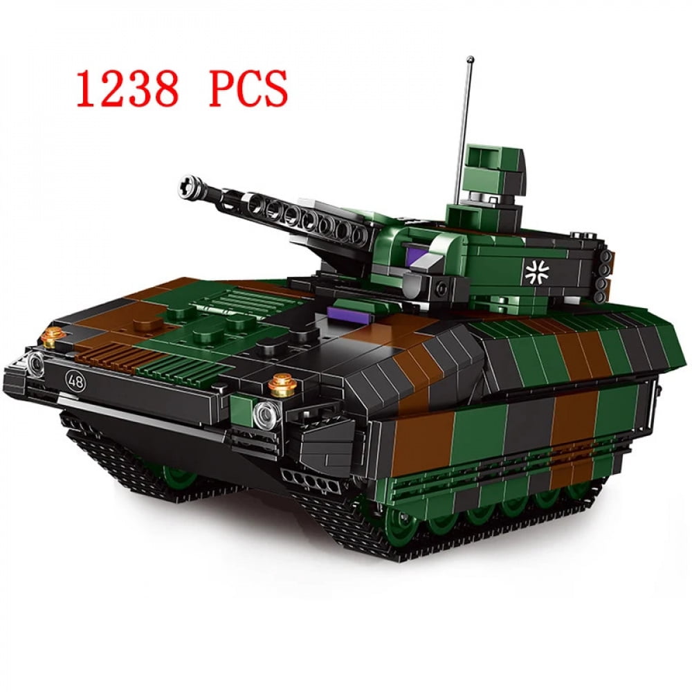 Military Vehicles Tank Sets SWAT Army City Police T34 Model Building ...