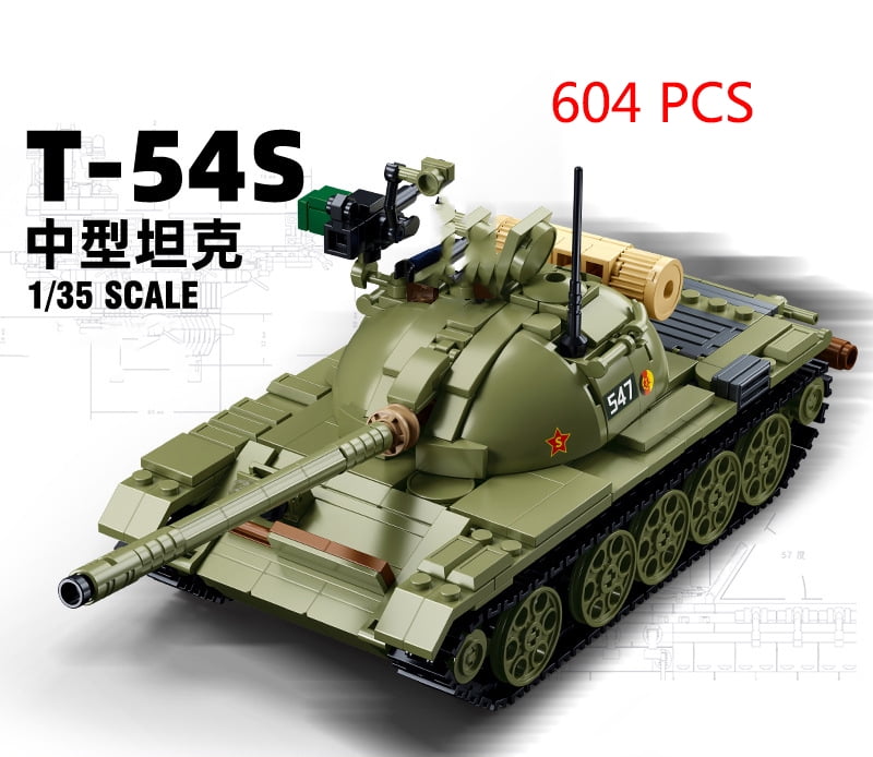 Military Vehicles Tank Sets SWAT Army City Police T34 Model Building ...