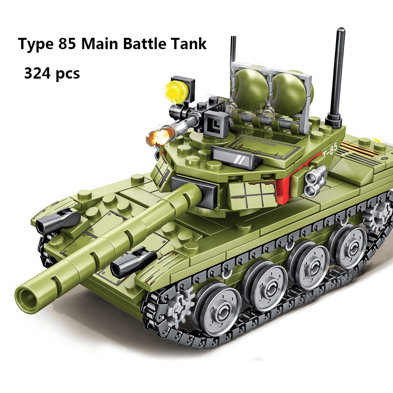 Military Vehicles Tank Sets SWAT Army City Police T34 Model Building ...