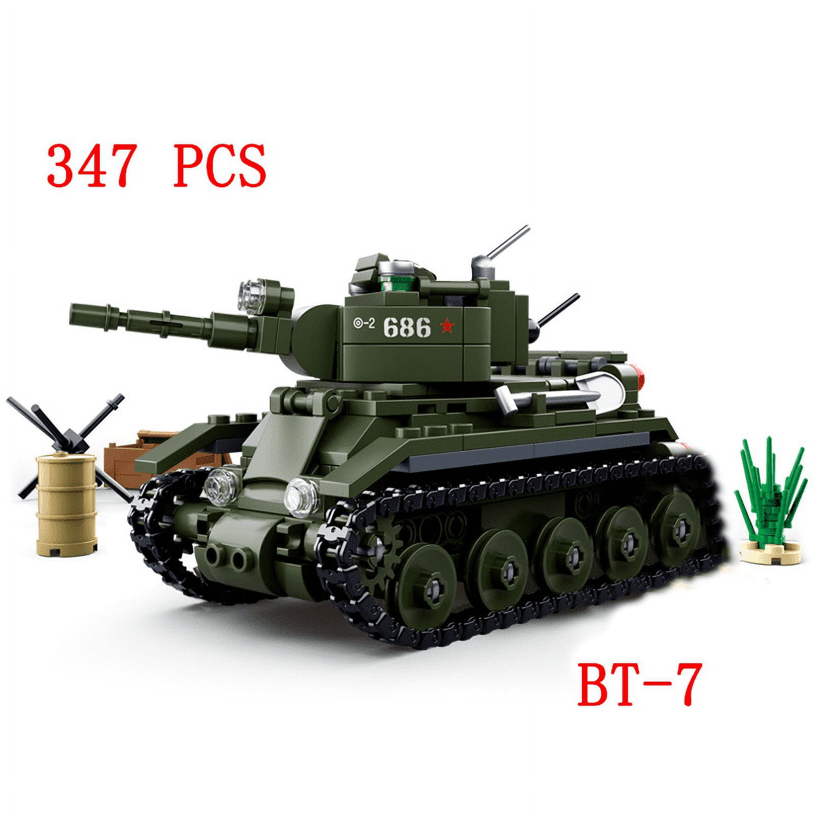 Military Vehicles Tank Sets SWAT Army City Police T34 Model Building ...