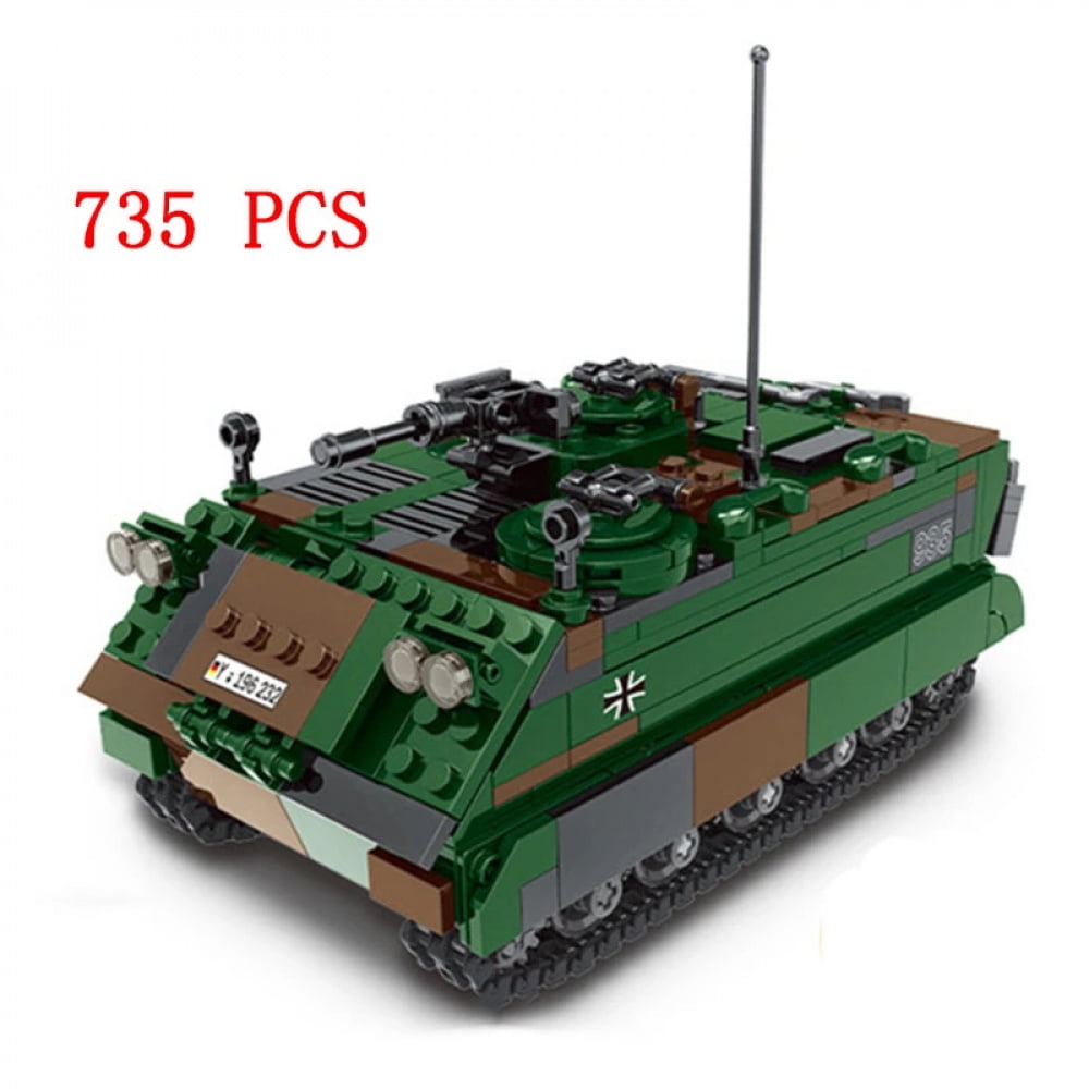 Military Vehicles Tank Sets SWAT Army City Police T34 Model Building ...