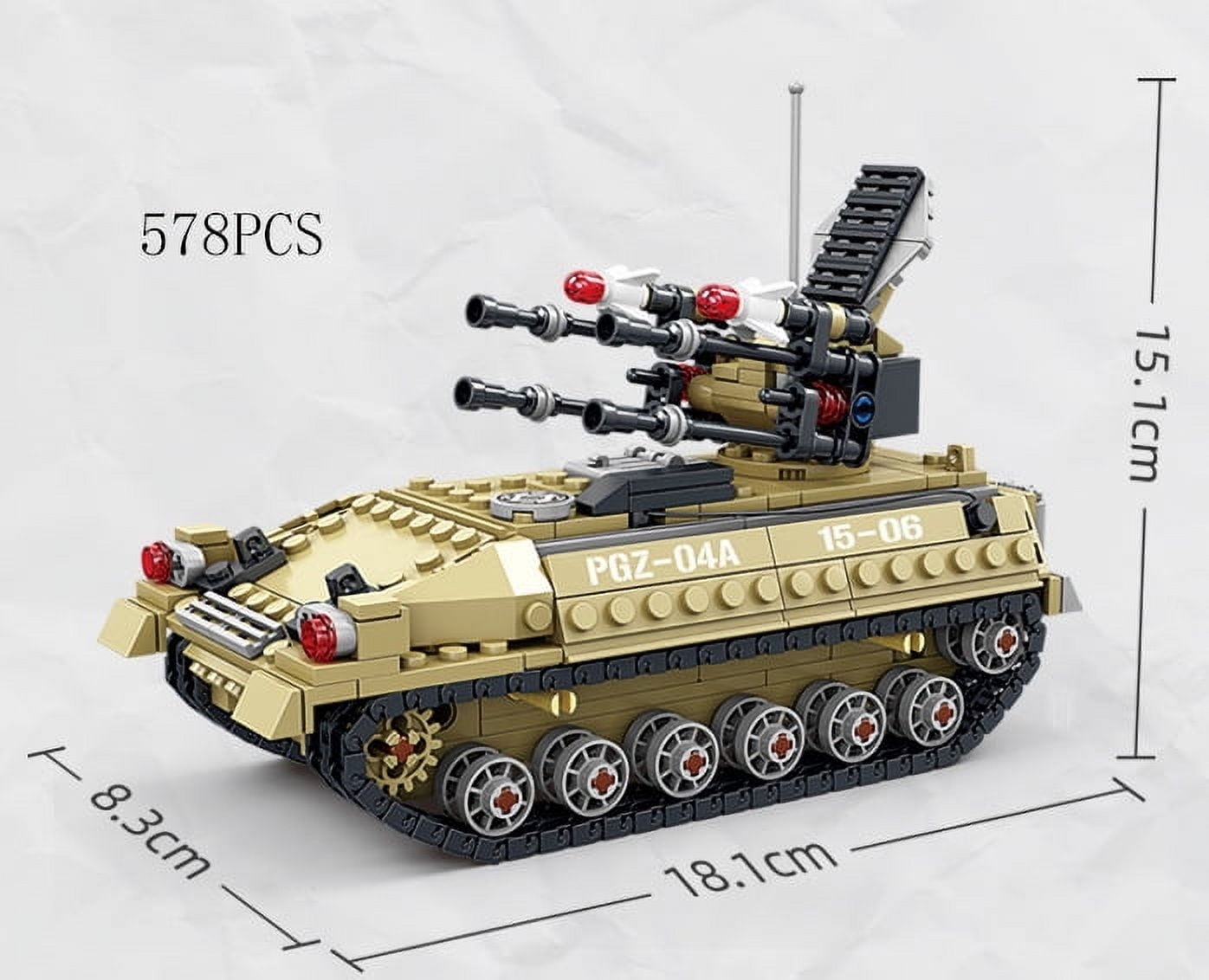 Military Vehicles Tank Sets SWAT Army City Police T34 Model Building ...