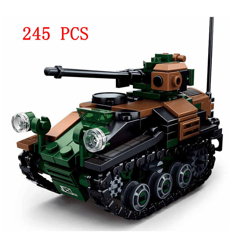 Military Vehicles Tank Sets SWAT Army City Police T34 Model Building ...