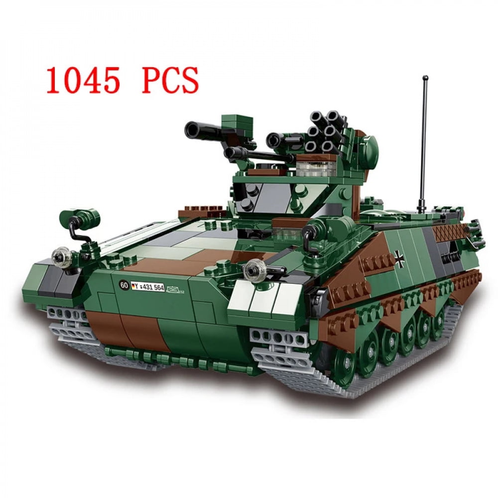 Military Vehicles Tank Sets SWAT Army City Police T34 Model Building ...