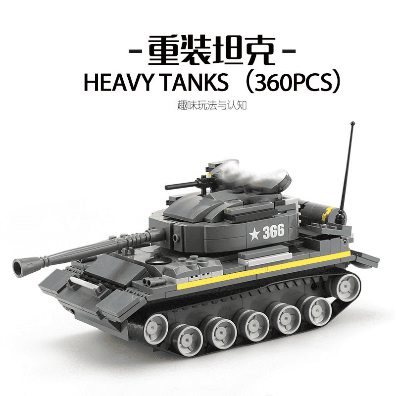 Military Vehicles Tank Sets SWAT Army City Police T34 Model Building ...