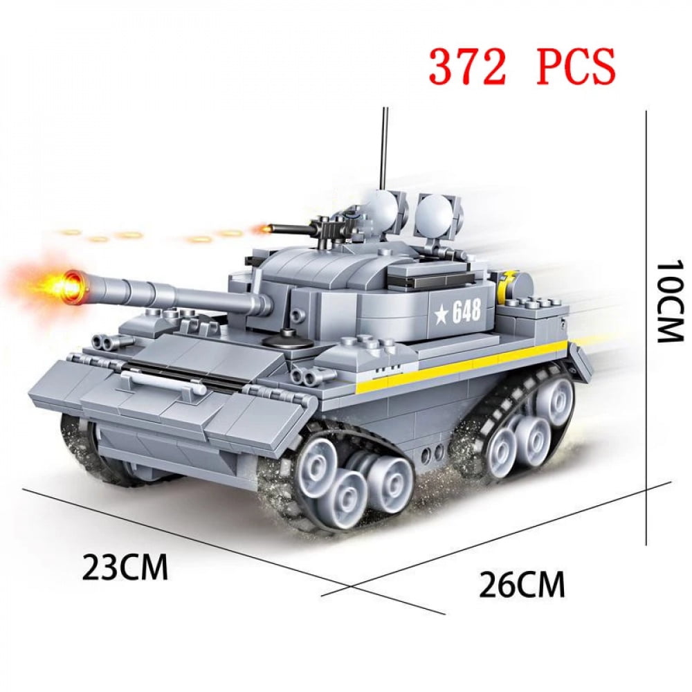 Military Vehicles Tank Sets SWAT Army City Police T34 Model Building ...