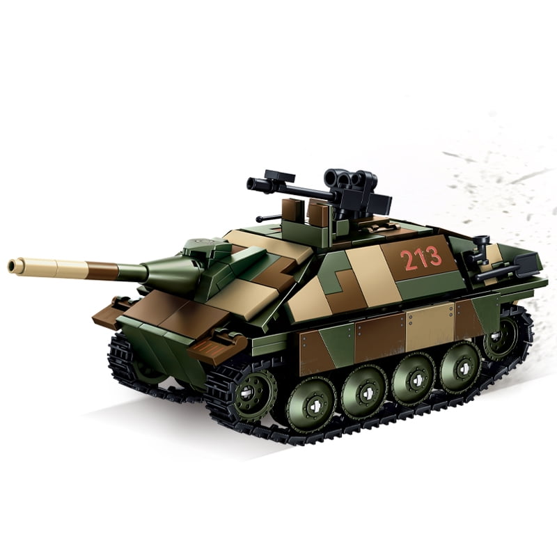 Military WW2 MOC Army Main Battle Tank Armored Vehicle Fighter Soldiers ...
