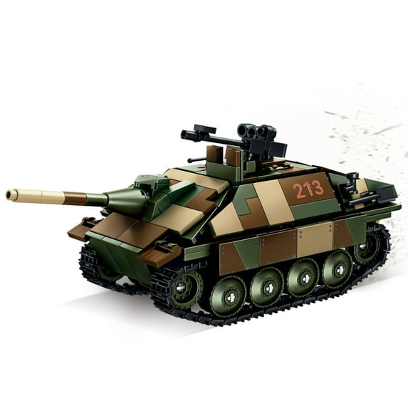 Military WW2 MOC Army Main Battle Tank Armored Vehicle Fighter Soldiers ...