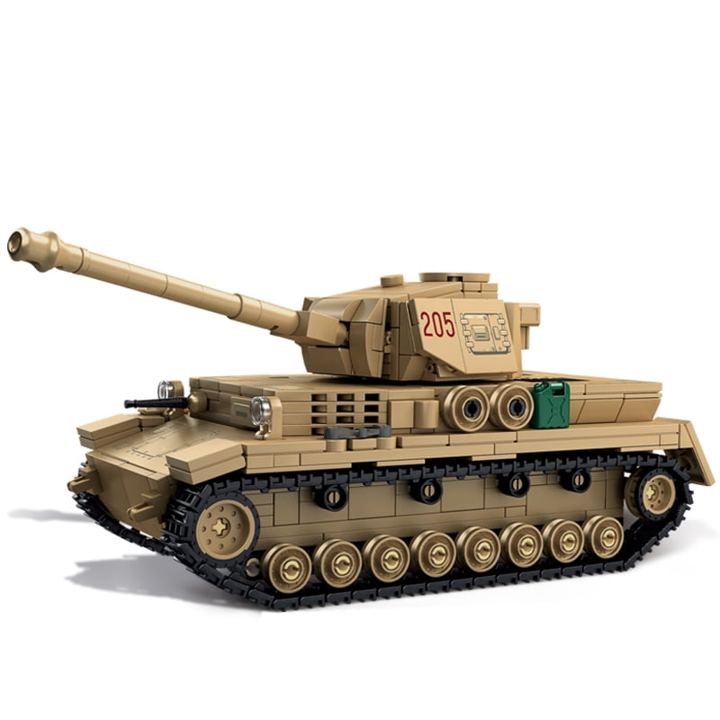 Military WW2 MOC Army Main Battle Tank Armored Vehicle Fighter Soldiers ...