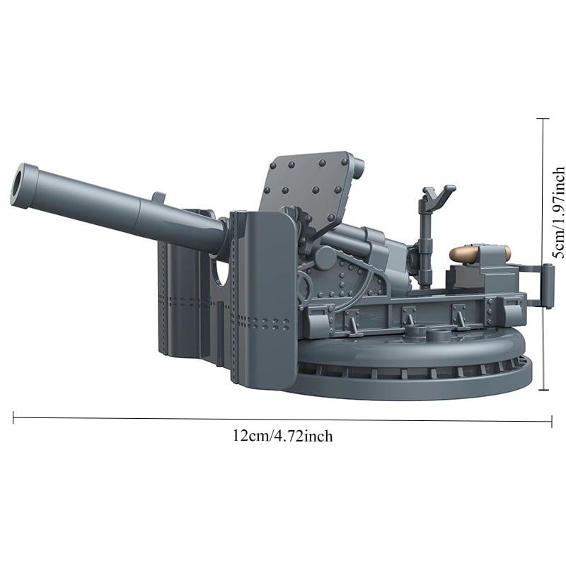 Military-themed DIY Assembly Puzzle Small Granular Building Blocks for ...