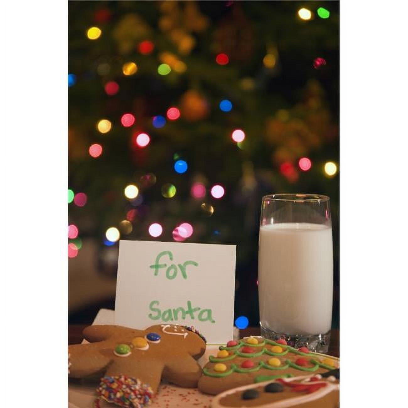 Milk And Cookies For Santa Poster Print - Walmart.com