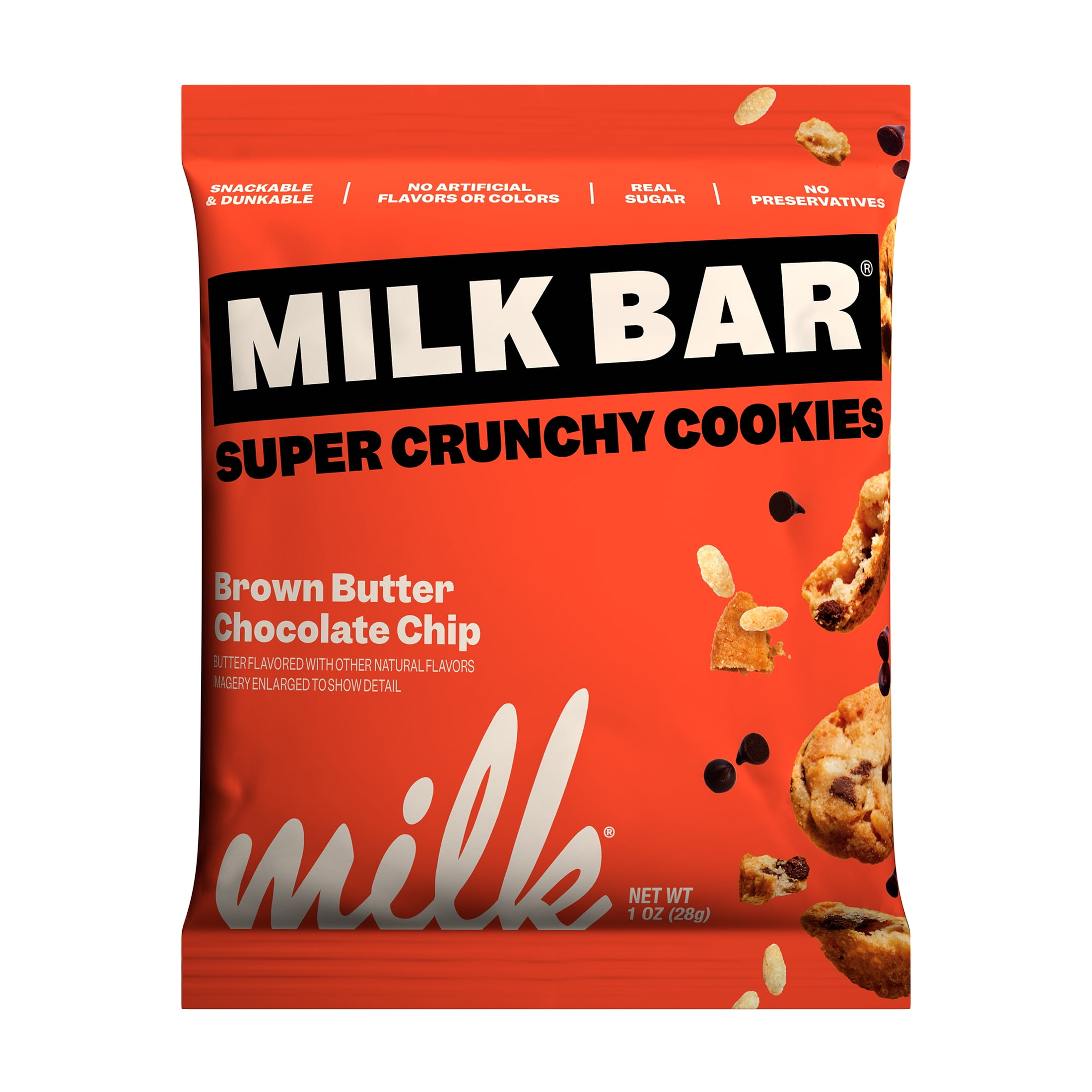 Milk Bar Brown Butter Chocolate Chip Crunchy Cookies, 1 oz - Walmart.com