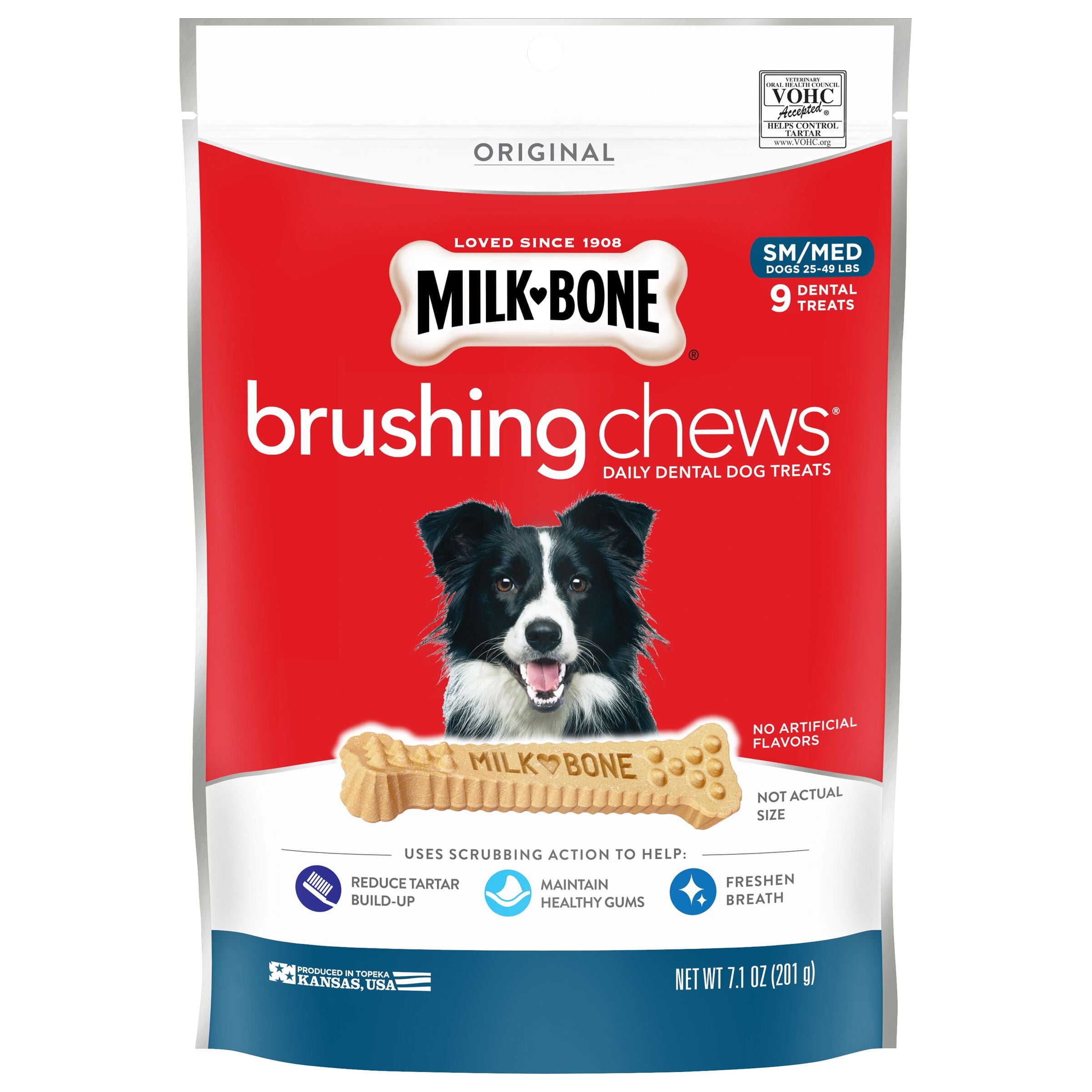 Milk-Bone Brushing Chews for Teeth Cleaning, Fresh Breath, Health ...