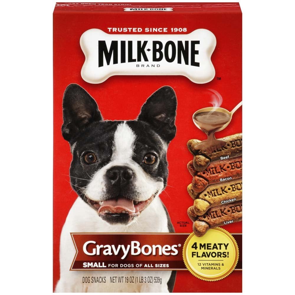 Milk- Bone Dog Treats, TGF4 Gravy Bones, 1 Lb - Walmart.com