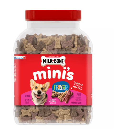 Milk-Bone Flavor Snacks Dog Treat All Ages - Bacon 36 oz - Walmart.com