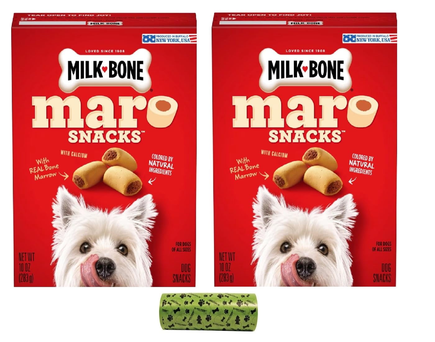 Milk Bone Marro Snacks Dog Treast, 15 0z Each - Pack of 2 Plus Eco ...