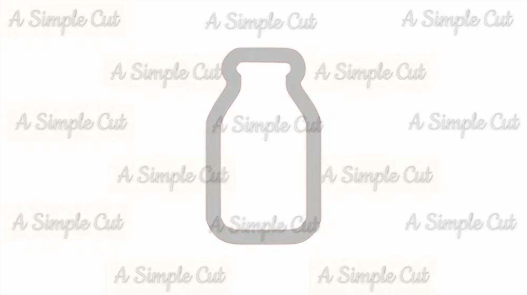 Milk Bottle Cookie Cutter - Walmart.com