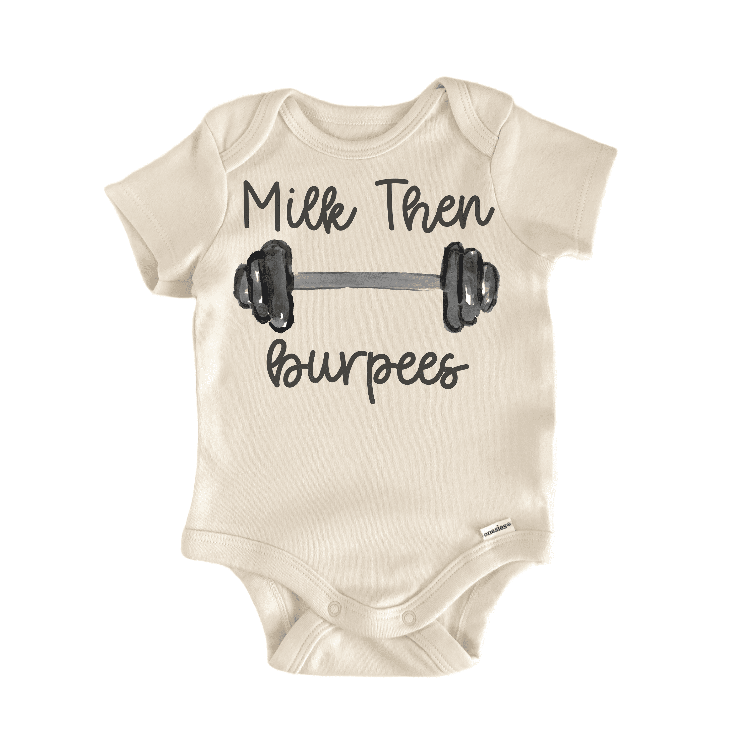 Milk Burpees Gym Workout Newborn Baby Bodysuit - Walmart.com