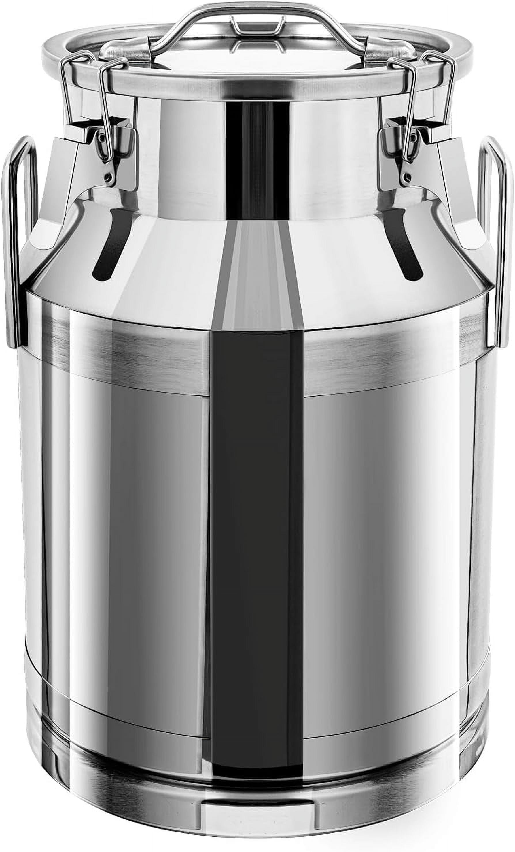 Milk Can, 30L/7.9 Gallon Stainless Steel Milk Bucket with Lid ...