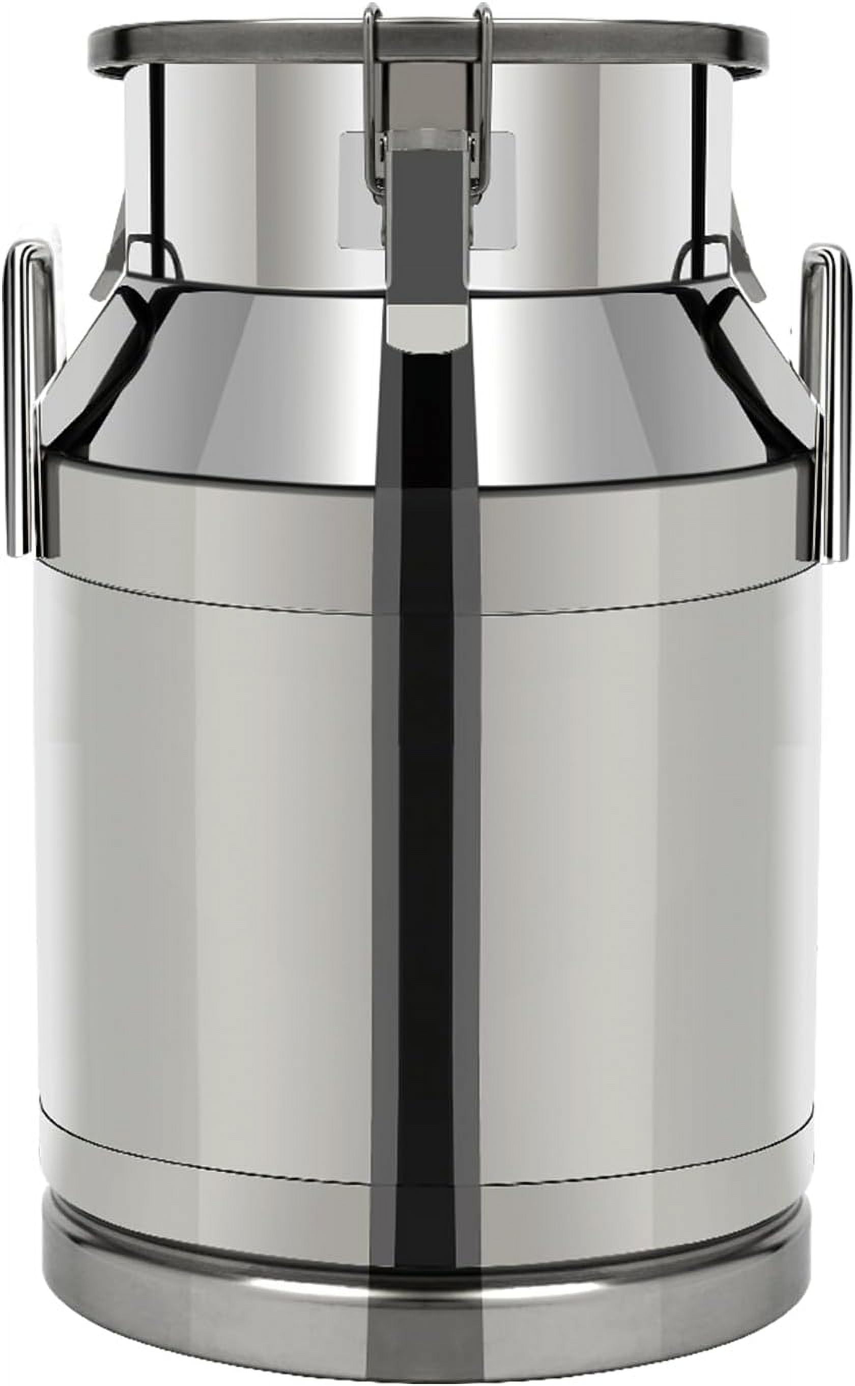 Milk Can, 50L/13.3Gallon Stainless Steel Milk Jug Universal Airtight ...