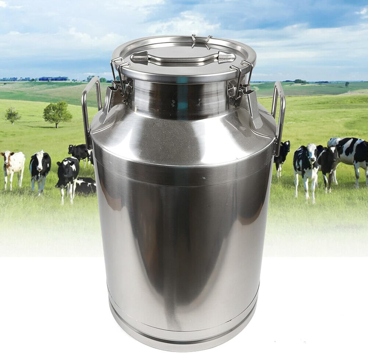 Milk Can Food Grade Stainless Steel Milk Transport Can Milk Bucket Wine ...