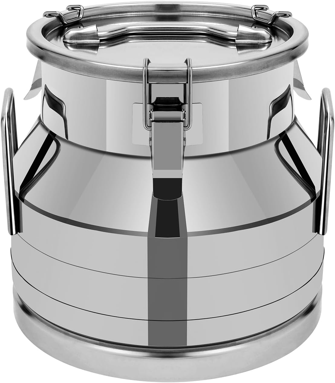 Milk Can, Heavy Duty Milk Can, 304 Stainless Steel Pail Bucket Locking ...