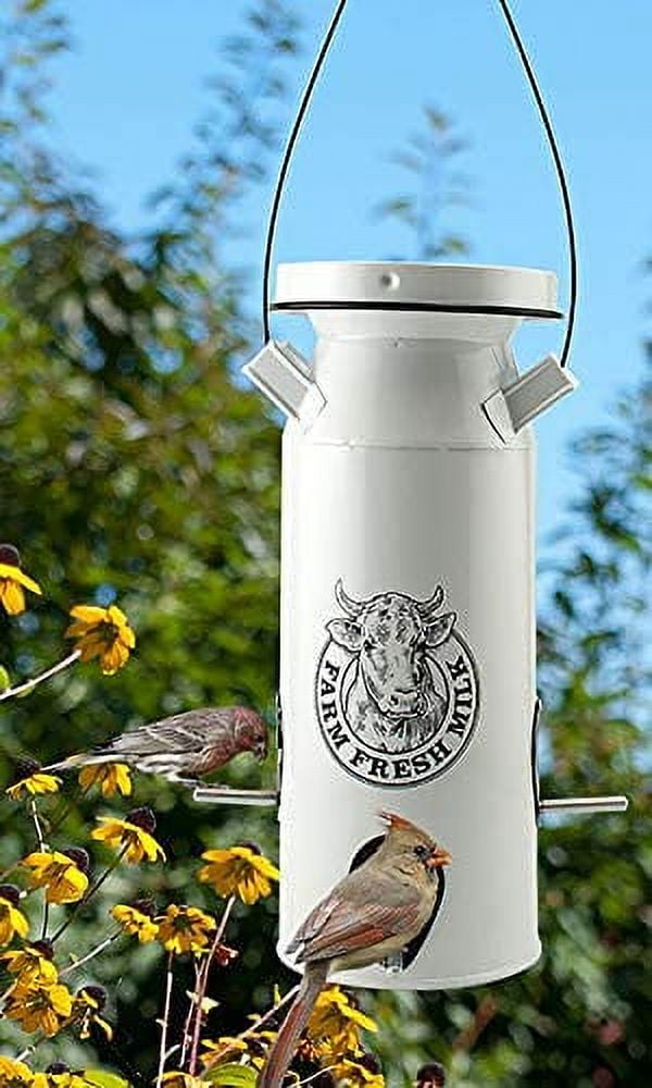 Milk Can Seed Feeder Milkhouse 6 Port - Walmart.com