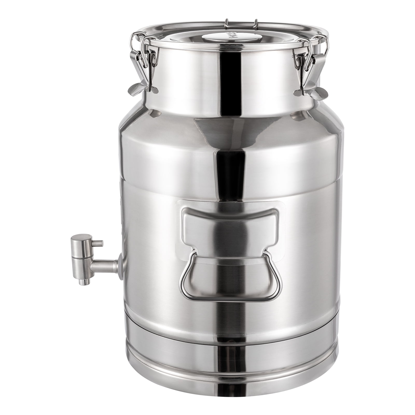 Milk Can with Spigot ,304 Stainless Steel Water Dispenser Food Storage ...